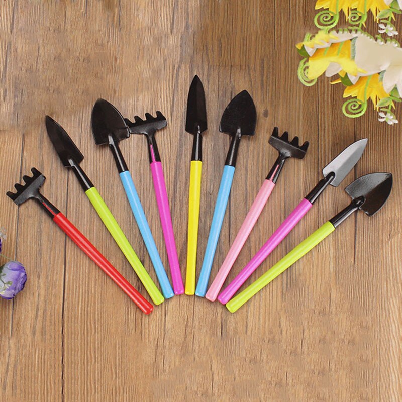 3PC Color Gardening Tools Mini Garden Accessories ... – Vicedeal