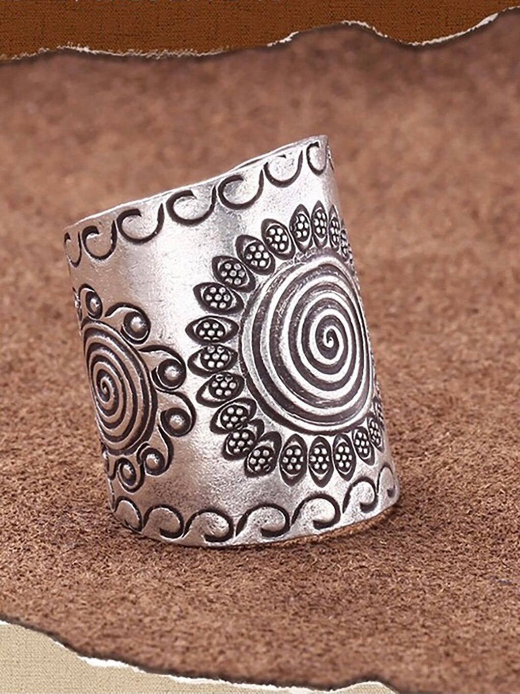 Neue Gott Tier öffnung einstellbar Ring retro char... – Grandado