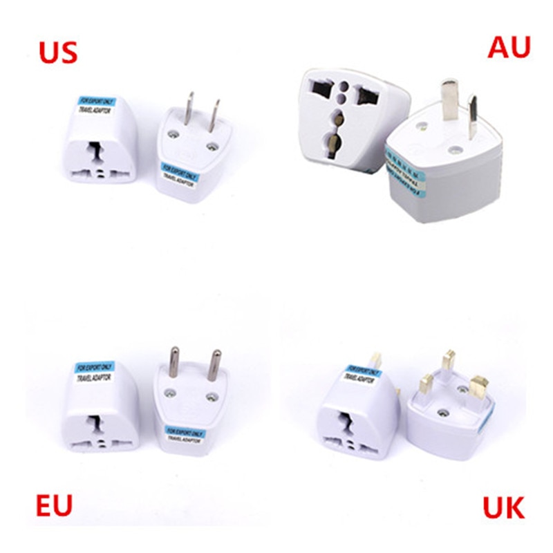1PC Universal US UK AU To EU Plug USA To Euro Euro... – Vicedeal