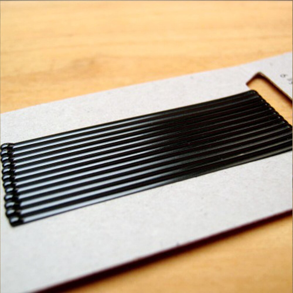 Black Metal Invisible Hair Clips Wave Top Bobby Pi... – Grandado