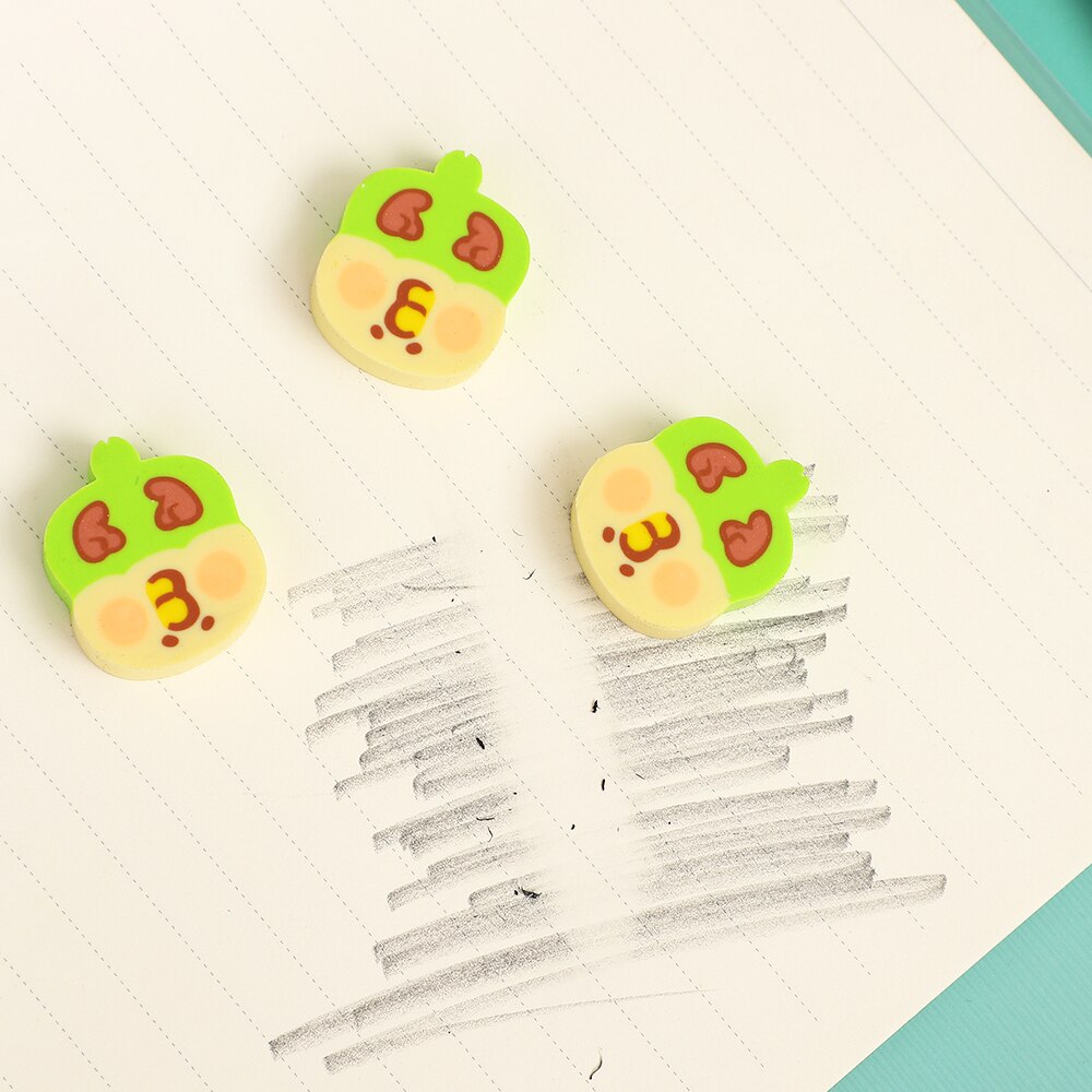 8pcs/set Cartoon Little Parrot Boxed Eraser Studen... – Vicedeal