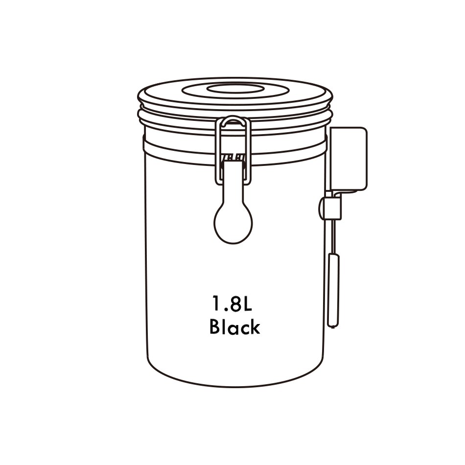 Bote de café hermético con cuchara (22 oz), conten... – Grandado