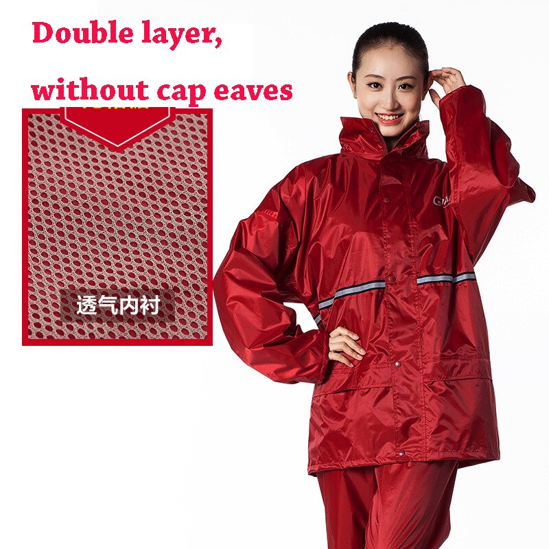Motorcycle rider Raincoat Suit Impermeable Women/M... – Grandado
