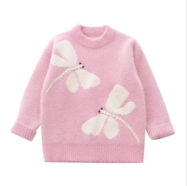 Girls Sweaters Spring Autumn Children Wool Sweater... – Grandado