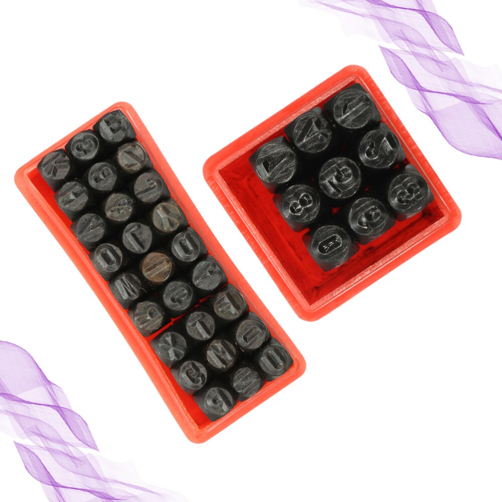 36pcs 2/3/4mm Stamps Letters Alphabet Numbers Punc... – Grandado