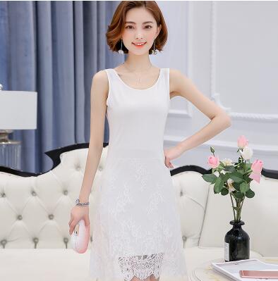 M -4xl plus size full slip kvinnor vår och sommar ... – Grandado