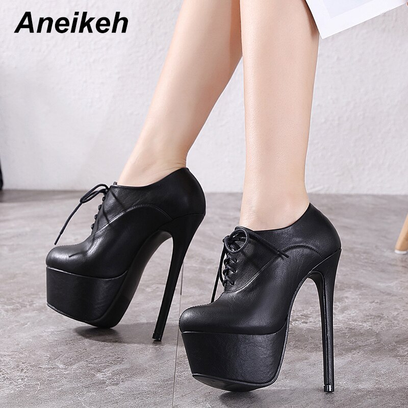 Aneikeh Summer Women Shoes Basic Pumps Round Toe P... – Grandado
