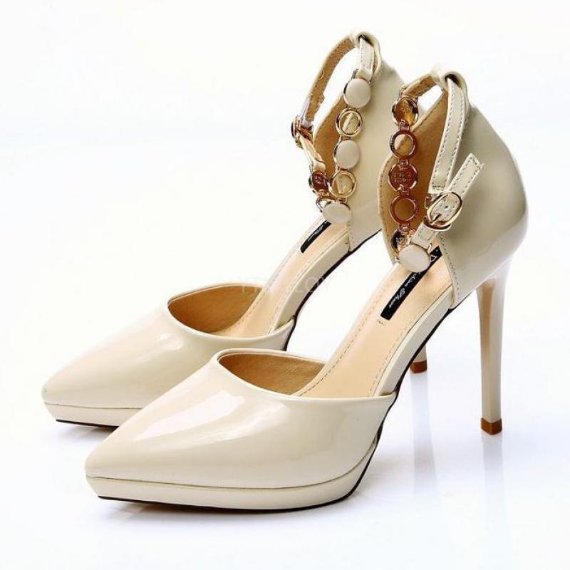 Temperamento punta a punta tacchi alti scarpe da s... – Vicedeal