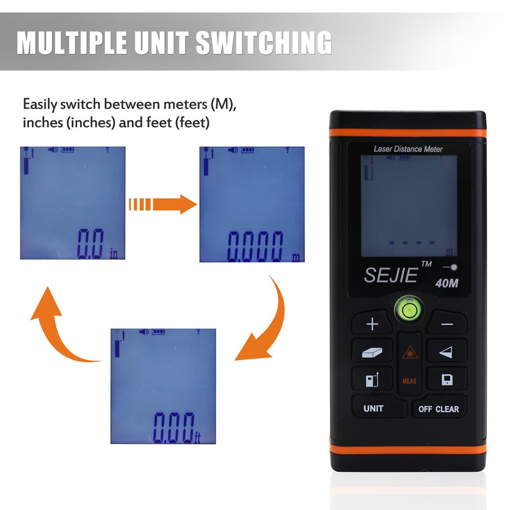 Handheld LCD Display Digital High Accuracy Measure... – Grandado