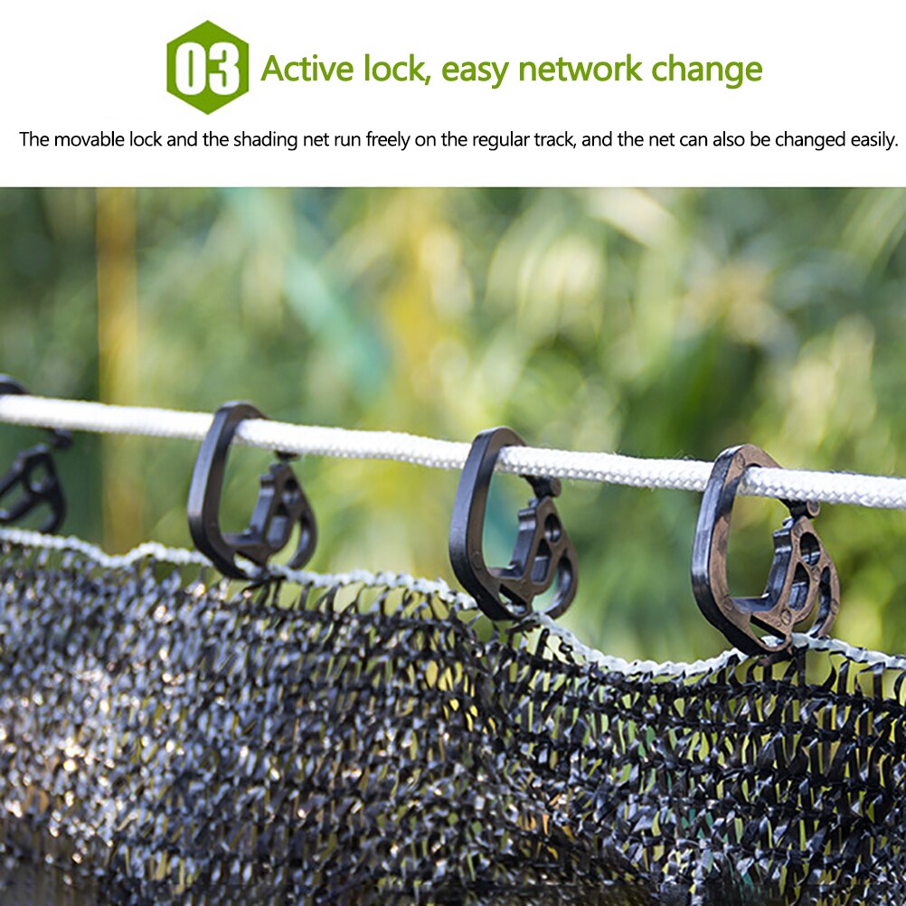 100Pcs Shading Netto Haken Plastic Opknoping Haken... – Vicedeal