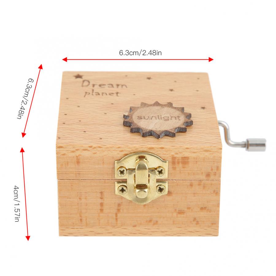 Buttercup Wooden Music Box Cute Hand Music Box Stu... – Vicedeal