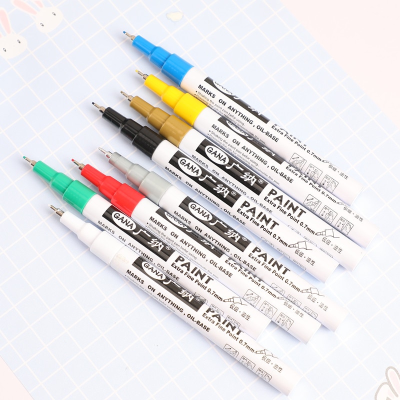 1pcs Metallic Marker 8 Colors for Choose 0.7mm Ext... – Vicedeal