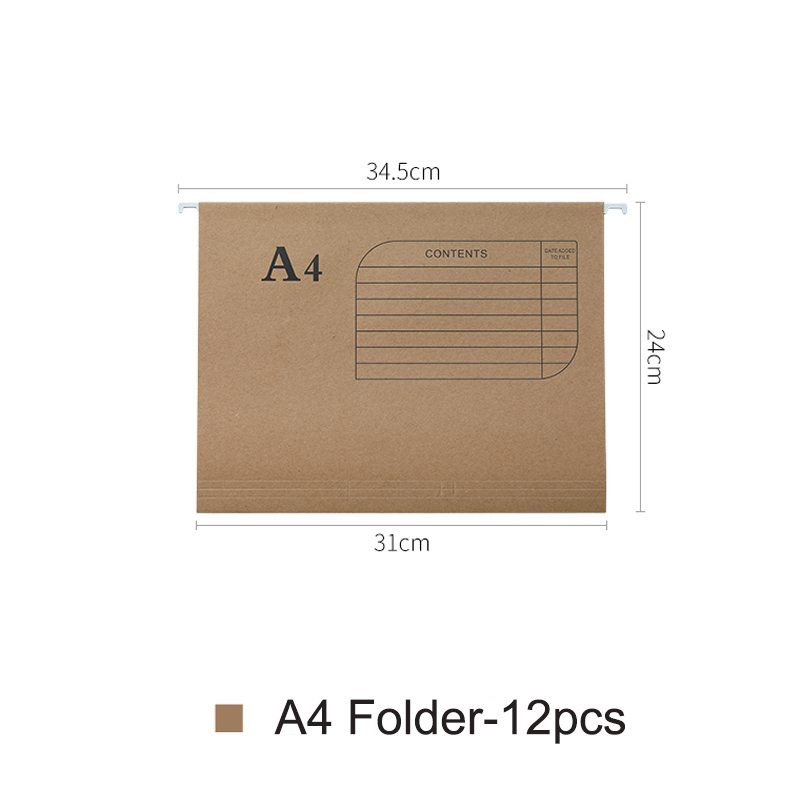 Shimoyama 12 Stuks Kraftpapier Kantoor Map A4 Pres... – Vicedeal