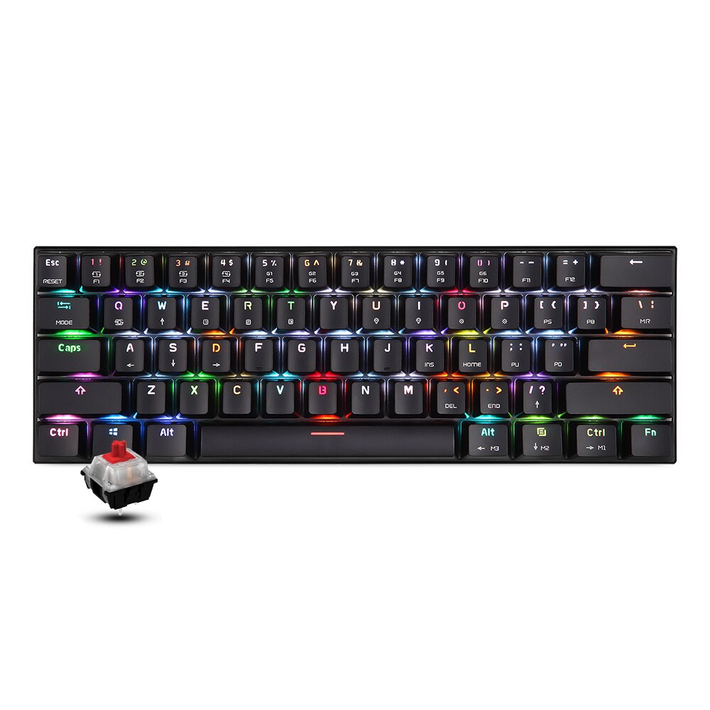 Motospeed CK62 61 Toetsen Rgb Mechanische Toetsenb... – Vicedeal