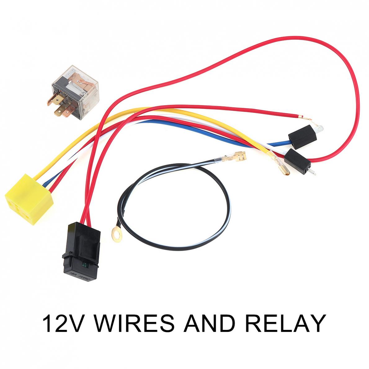 12V Car Air Compressor Air Hose Wires and Relay fo... – Grandado