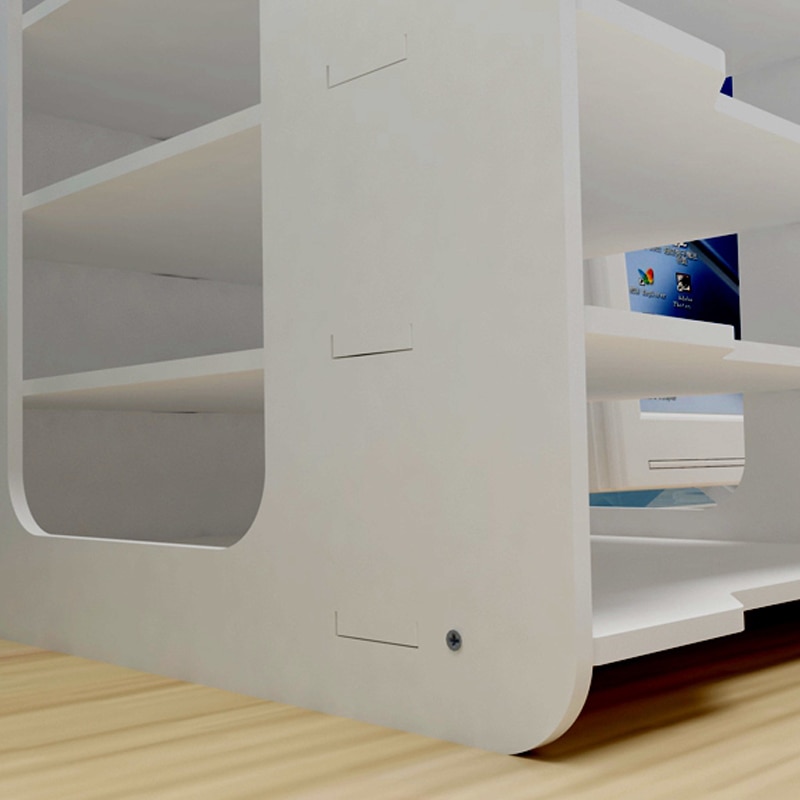 Document Trays White Paper File Holder 6 Layers Do... – Grandado