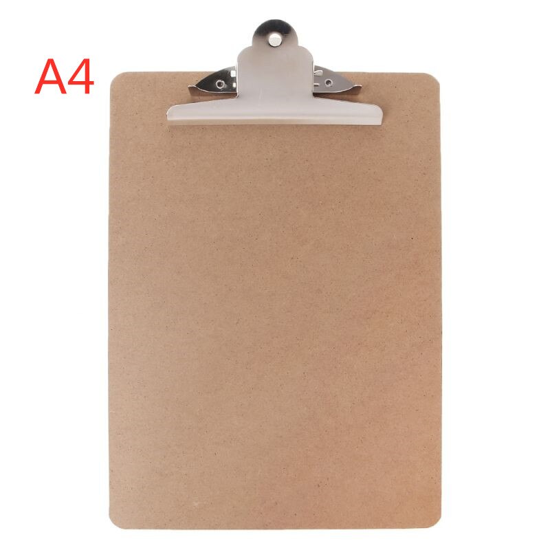 Portable A4/A5 Wooden Writing Clip Board File Hard... – Grandado