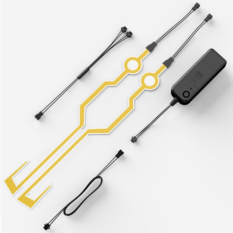 Motorhelm Licht Led Sticker Licht Knipperende Stre... – Vicedeal