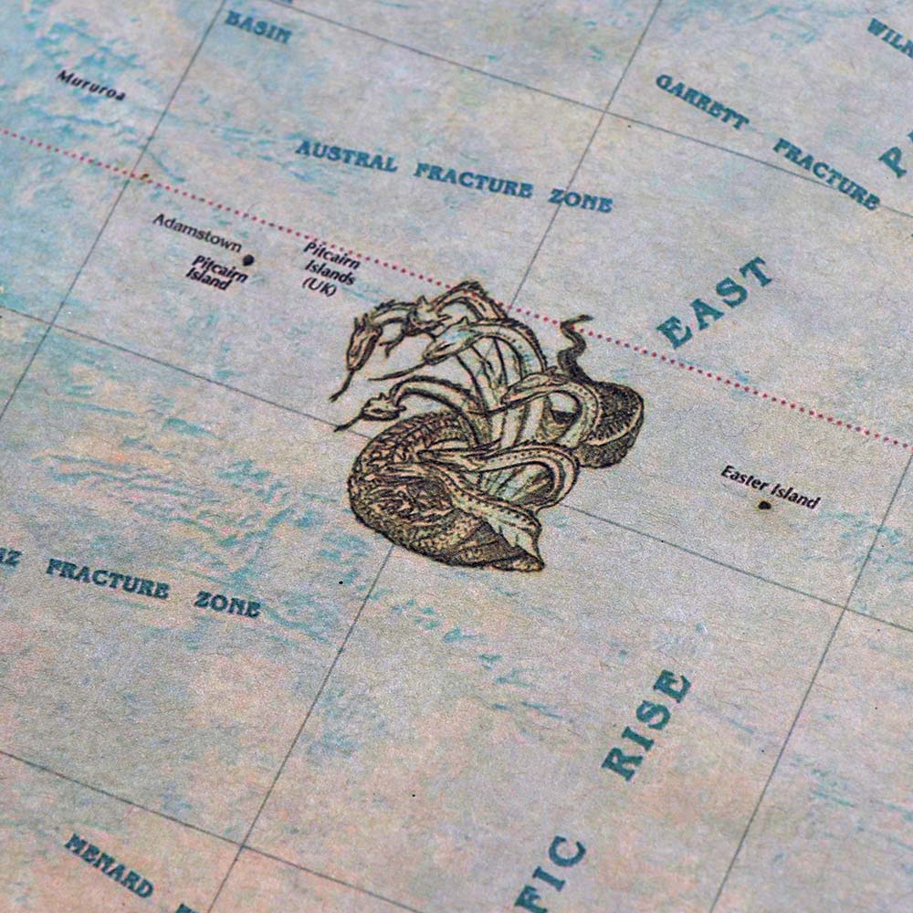 Nautical World Map Poster Vintage Old Art Paper Pa... – Grandado