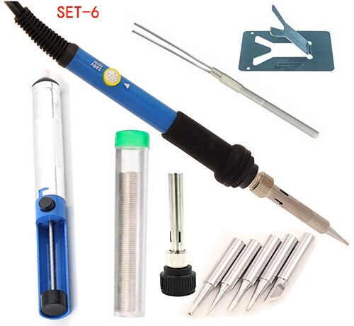60W Adjustable Temperature Control Soldering Iron ... – Vicedeal