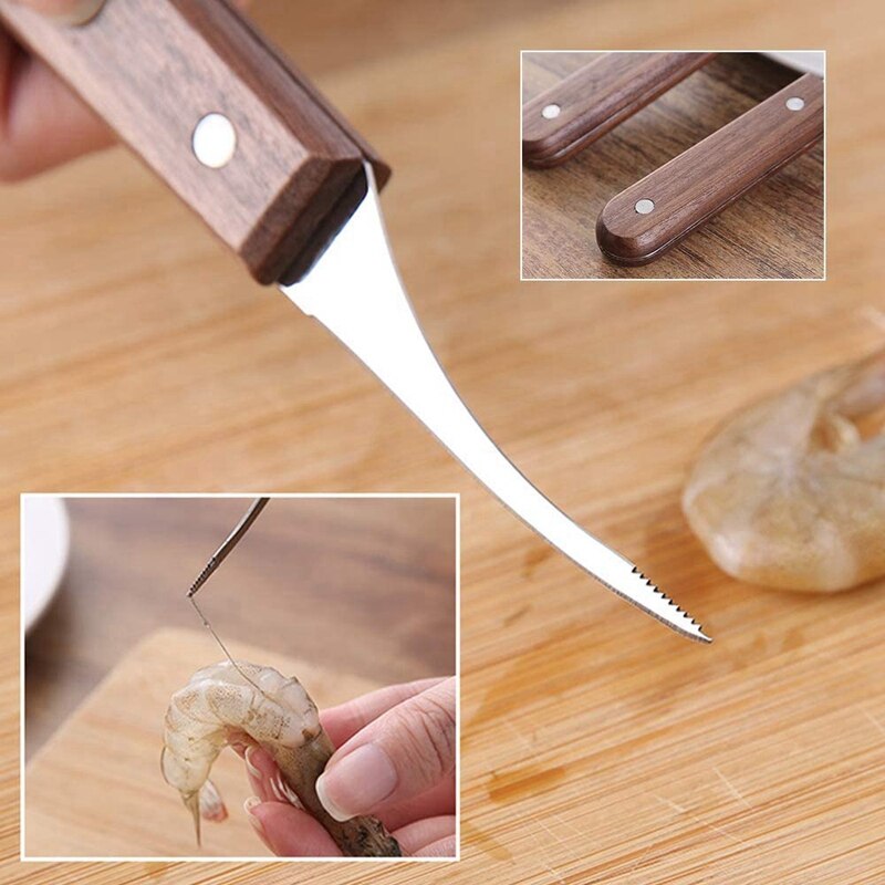 Shrimp Tool and Shrimp Peeler Set, 2 Pack Stainles... – Vicedeal