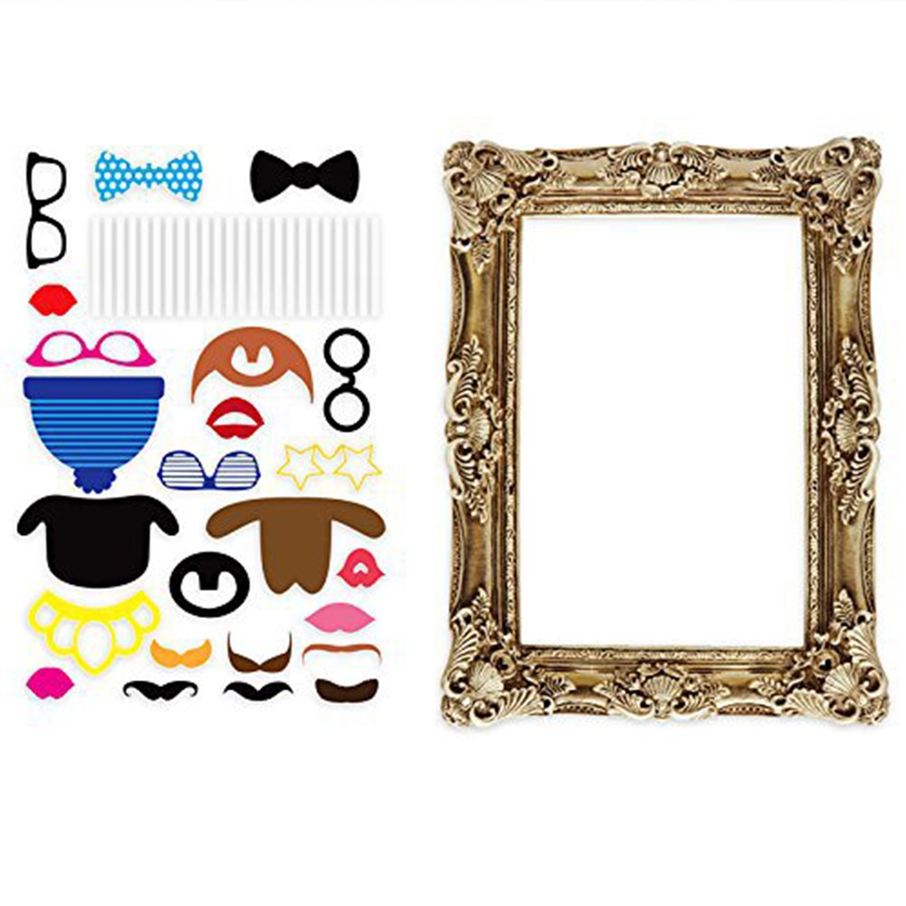 Photo Booth Large Picture Frame & 2Photo Prop Wedd... – Vicedeal