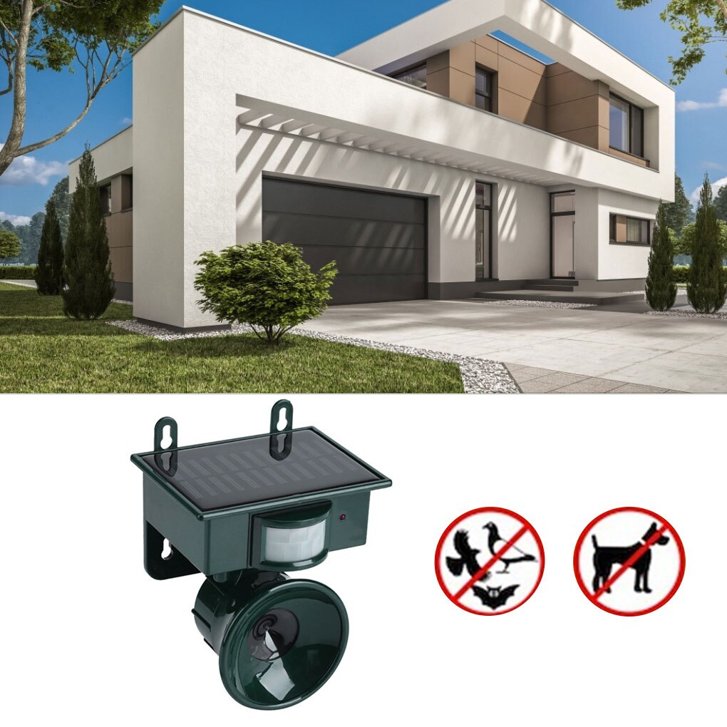 Sonic Outdoor Solar Animal Bird Repeller PIR Motio... – Vicedeal