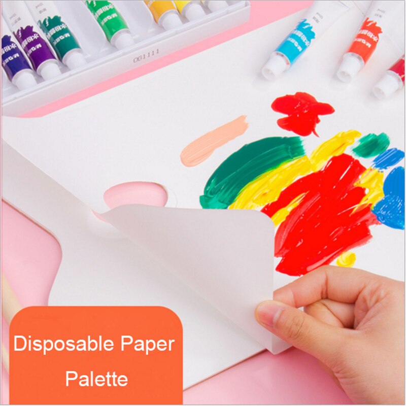 Creatieve Aquarel Wegwerp Papier Palet Afneembare ... – Grandado