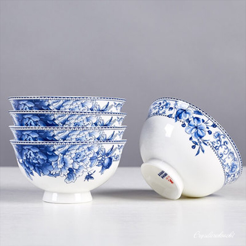 Blue and White Porcelain Rice Soup Bowl Chinese St... – Vicedeal