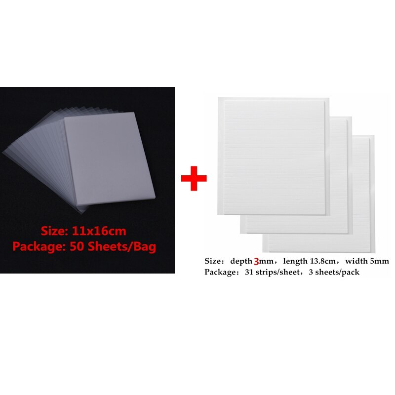 50Pcs 4.3X6.3Inch Clear Plastic Window Sheets for ... – Vicedeal