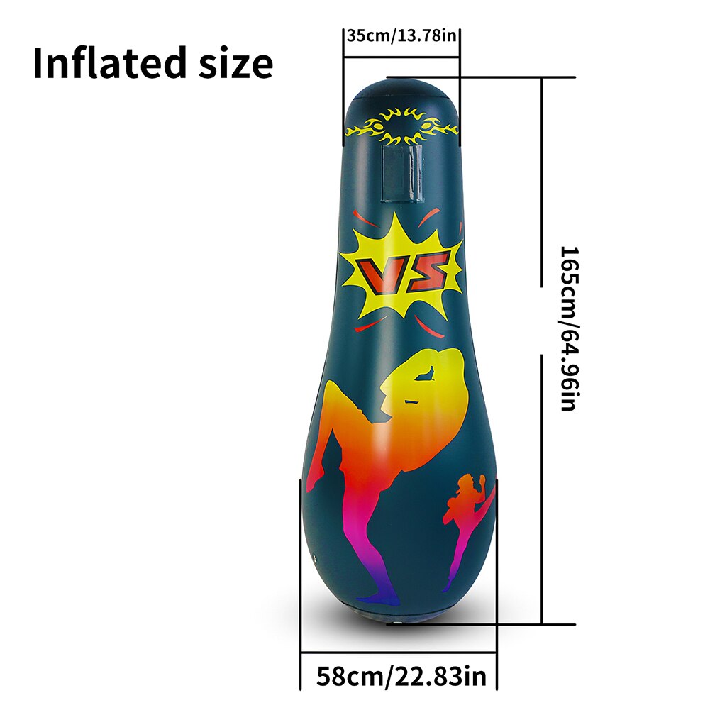 Inflatable Boxing Bag Adult Children 165 cm Boxing... – Grandado