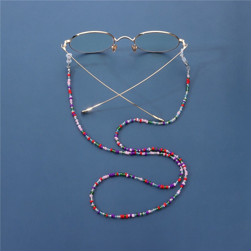 Brillekjede maske kjeder retro fargerike perler so... – Vicedeal
