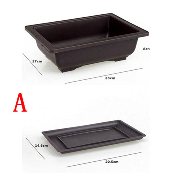 Flowers Pot Square Bowl Nursery Planter Rectangle ... – Vicedeal