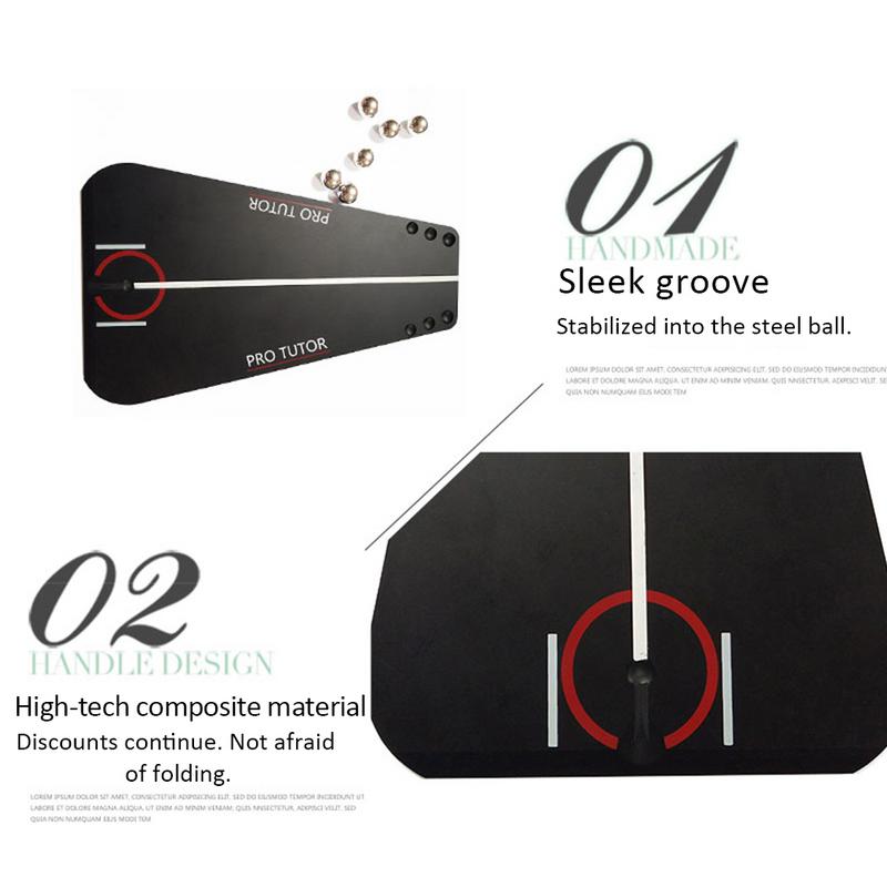 Golf Putting Mirror Training Alignment Portable Mi... – Grandado