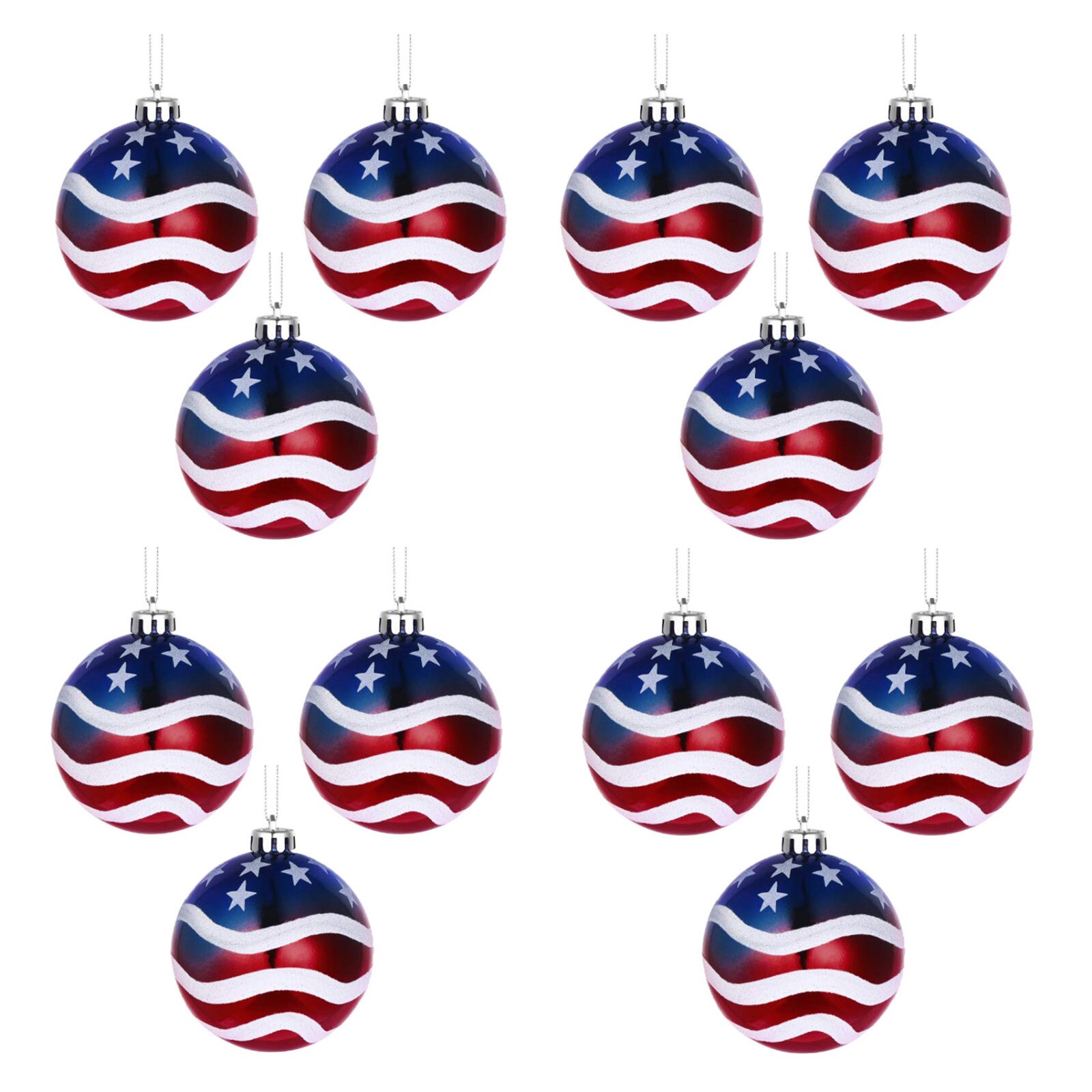 12pcs Independence Day Hanging Ball Ornament Penda... – Vicedeal
