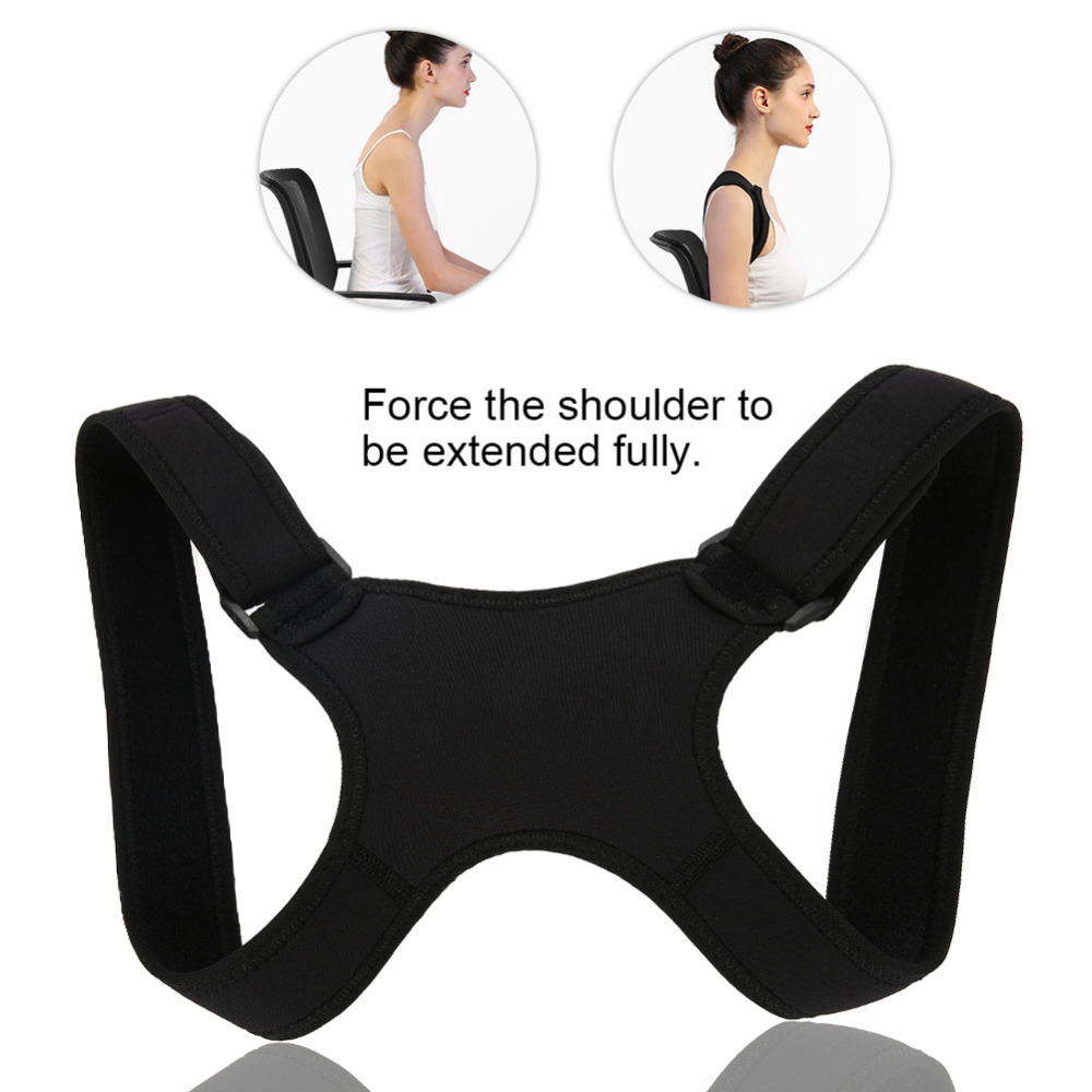 Back Support Belt Adjustable Shoulder Posture Corr... – Grandado