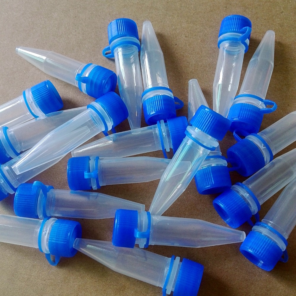 100 PCS 1.5ml Lab Clear Micro Plastic Test Tube Ce... – Grandado
