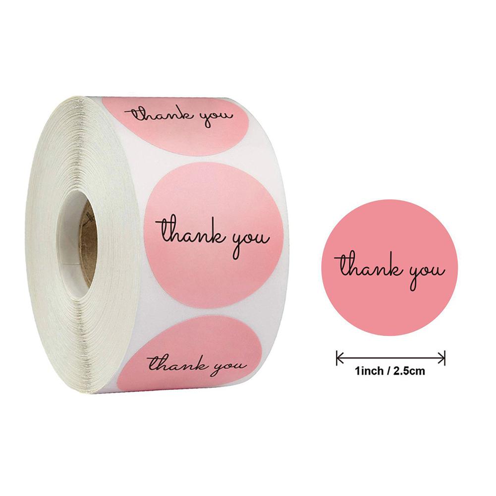 500pcs/roll Thank You Labels Stickers Gold Foil St... – Grandado