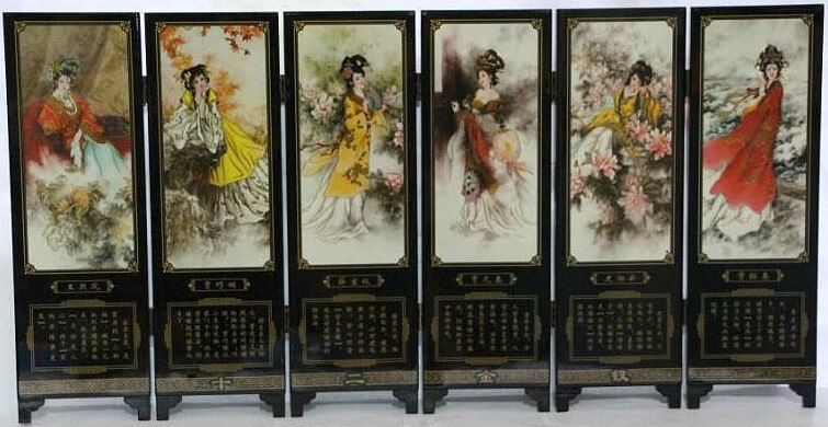 Art Classical Chinese Lacquer Handwork Painting Tw... – Grandado