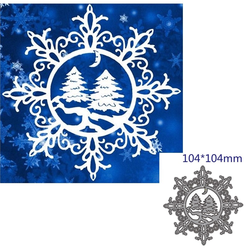 metal cutting dies cut die mold snowflake decorati... – Grandado