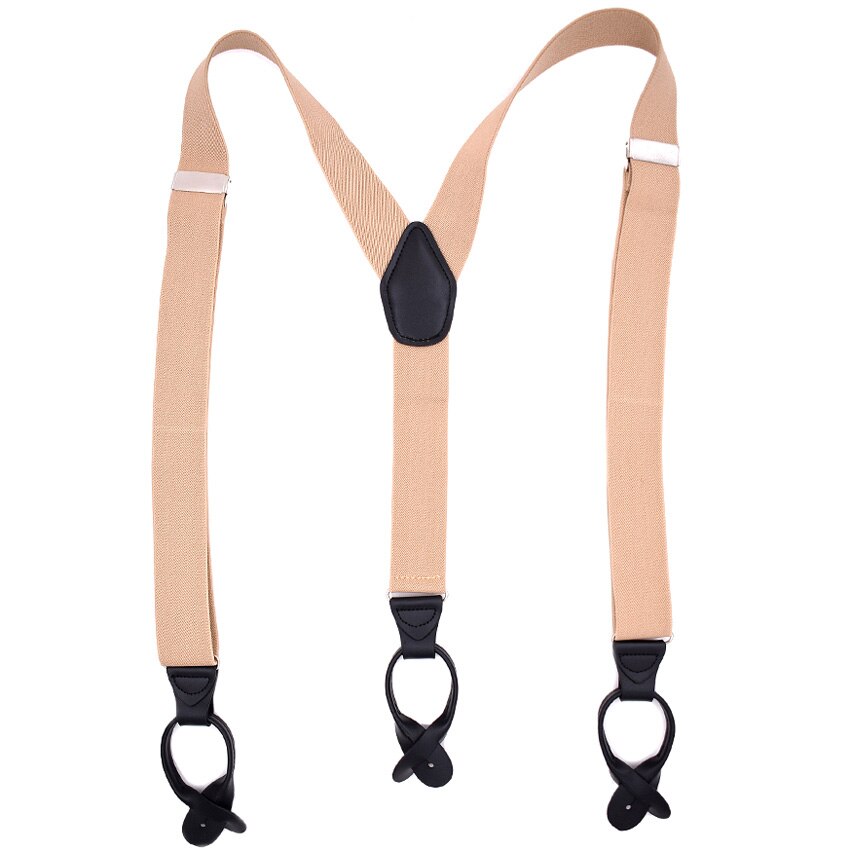 Leather Suspenders Buttons Braces Mans Suspenders ... – Grandado