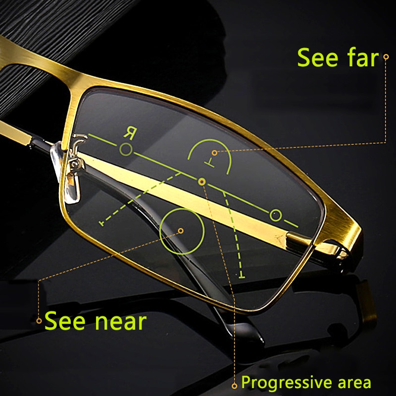 Progressive Photochromic Glasses Multifocal Readin... – Grandado