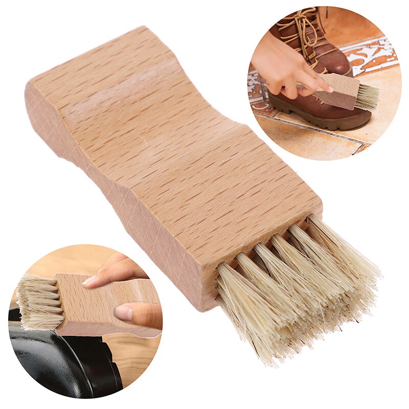 1pcs Mini Shoes Oil Brush Beech Handle Shoes Shine... – Vicedeal