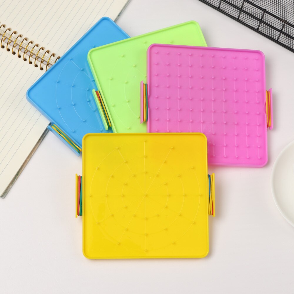 Double Sided Geometry Board Multifunction Plastic ... – Grandado