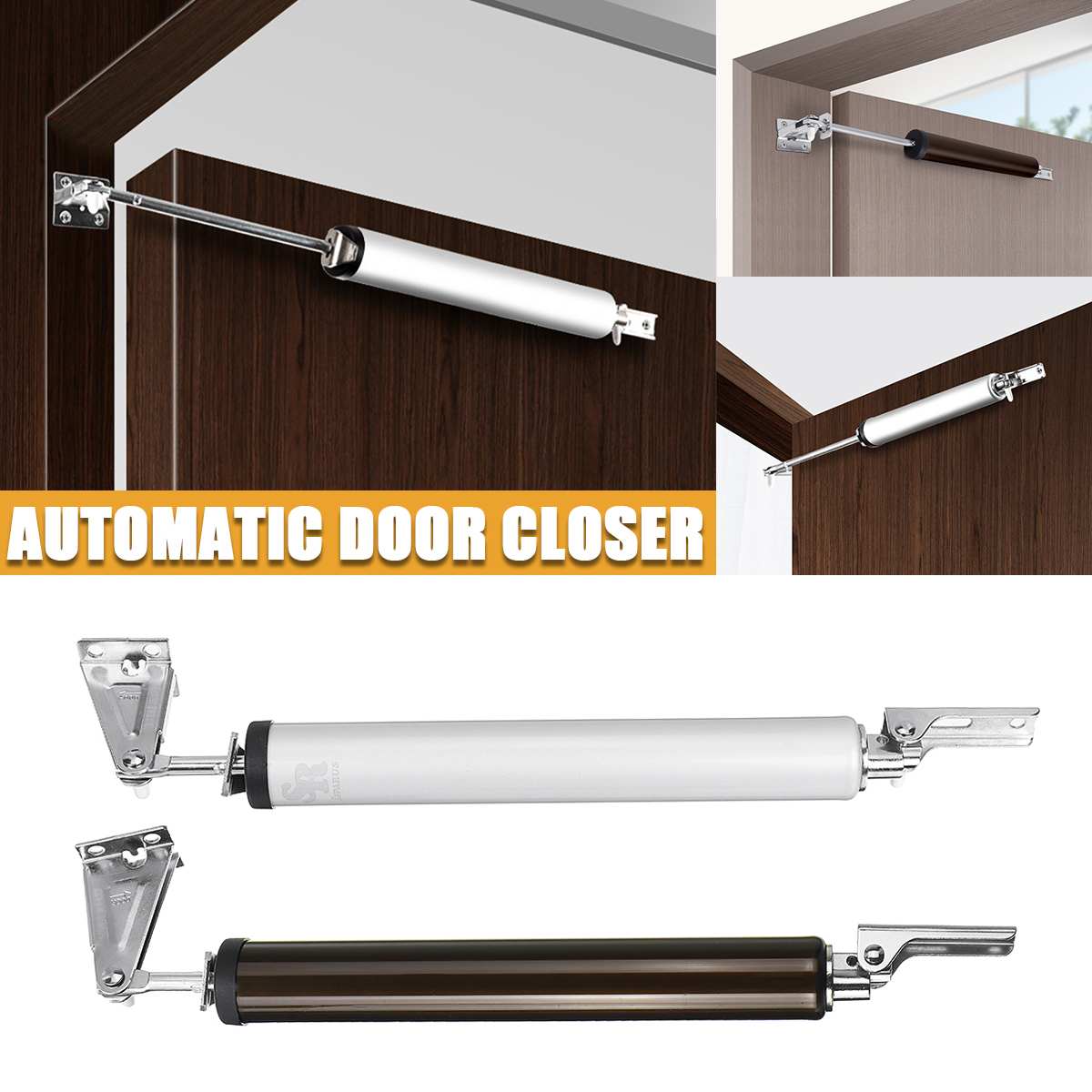 Adjustable Door Closer Spring Automatic Door Close... – Vicedeal