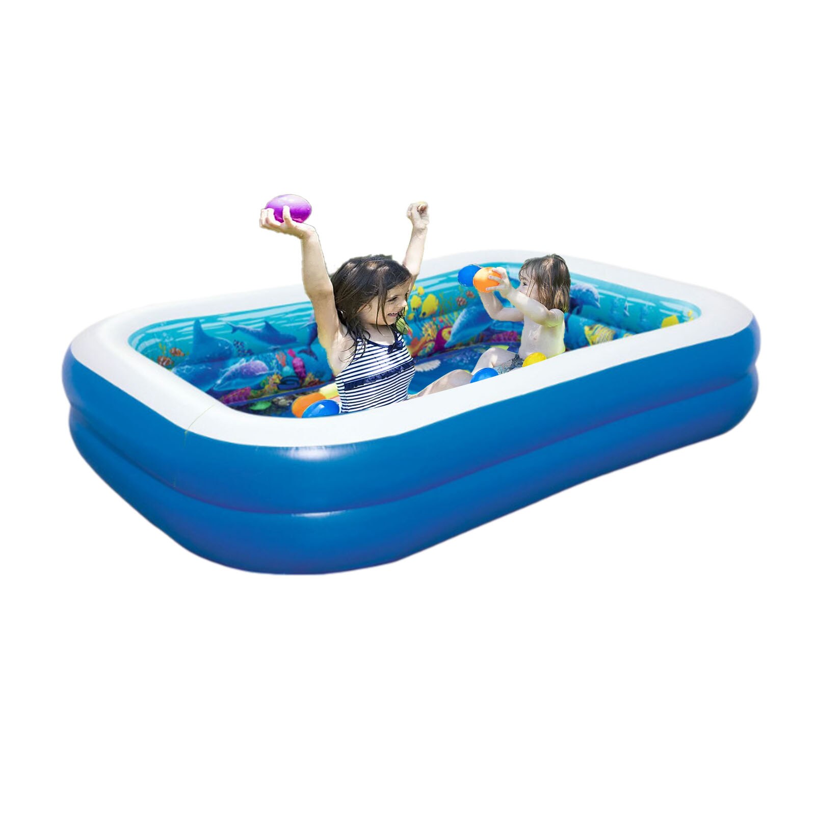 262x175x51cm Children's Home Use Paddling Pool Lar... – Grandado