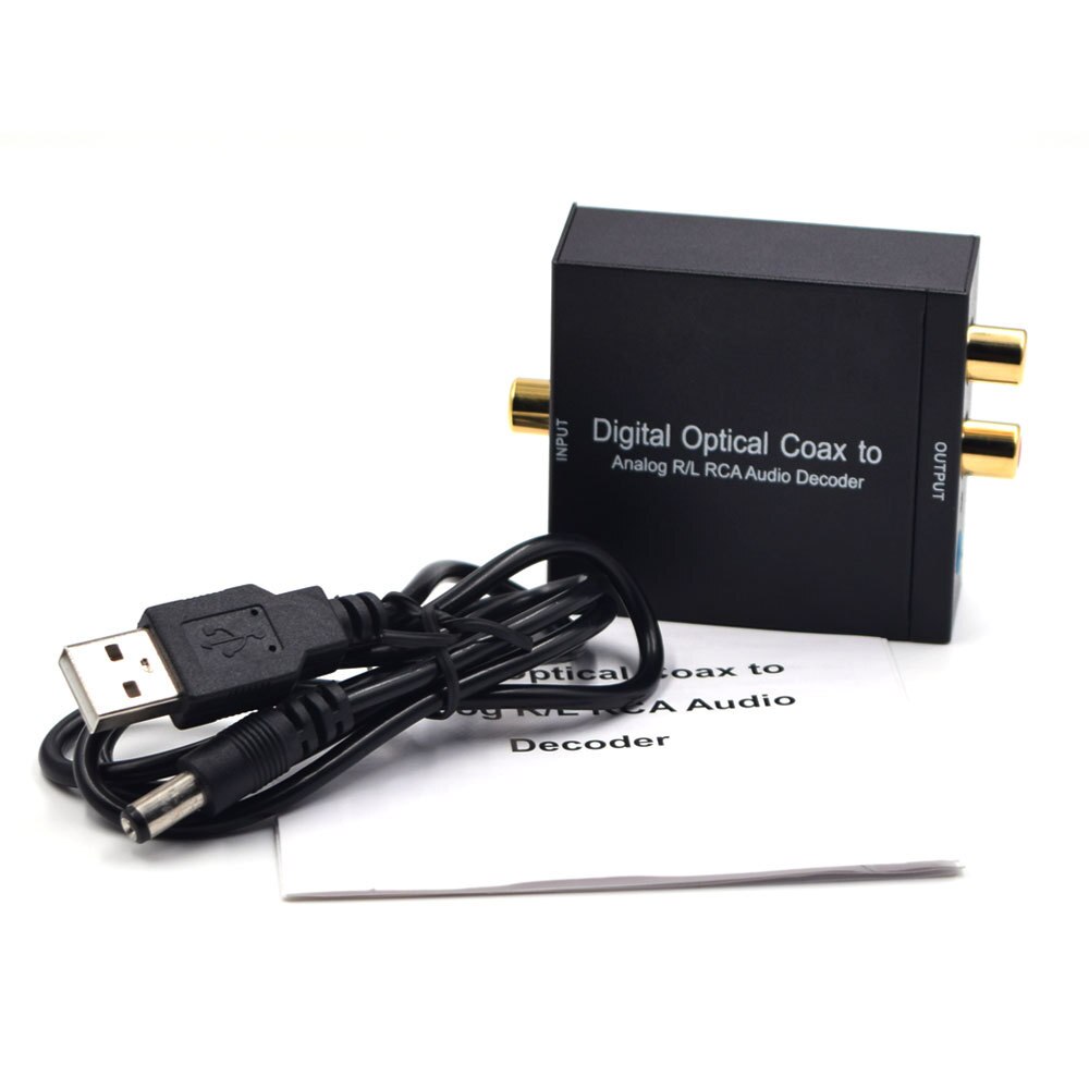 Digital zu Analog Audio Converter Optical Fiber Co... – Grandado