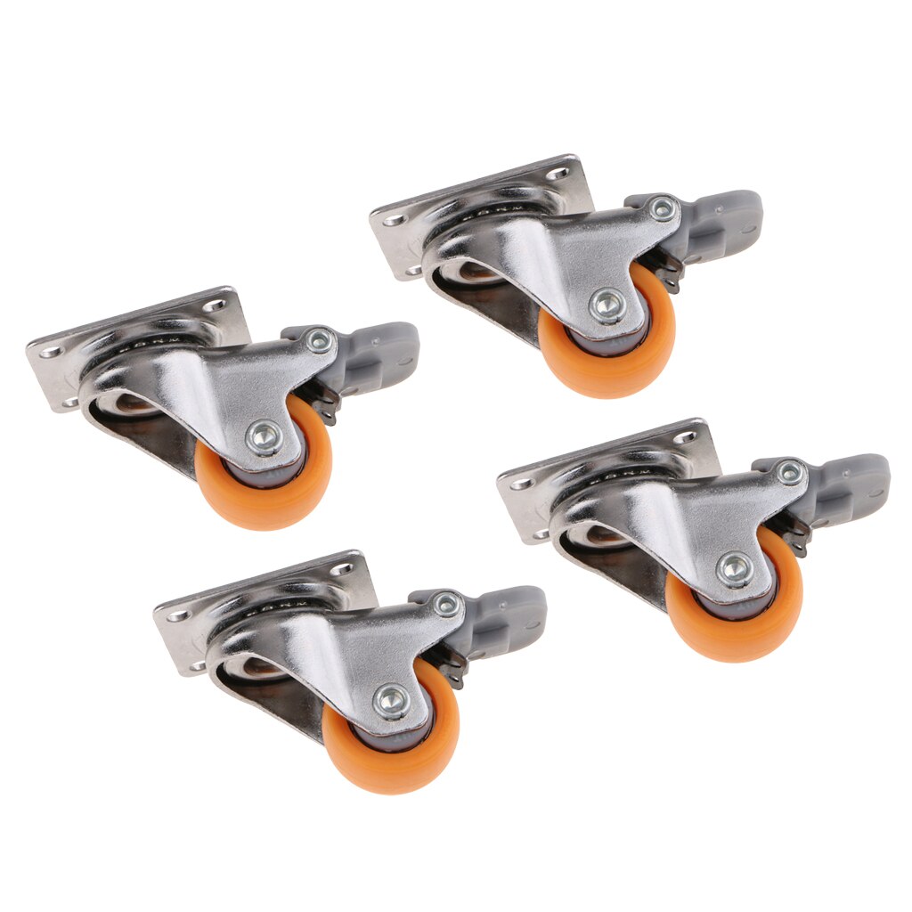 4x Heavy Duty Nylon Castor Wheel Trolley Furniture... – Vicedeal
