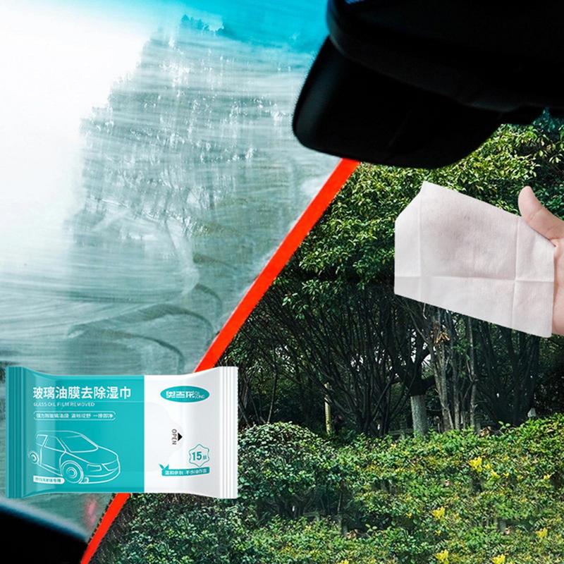 Car Glass Cleaner Wipes Auto Brightening Stain Rem... – Grandado