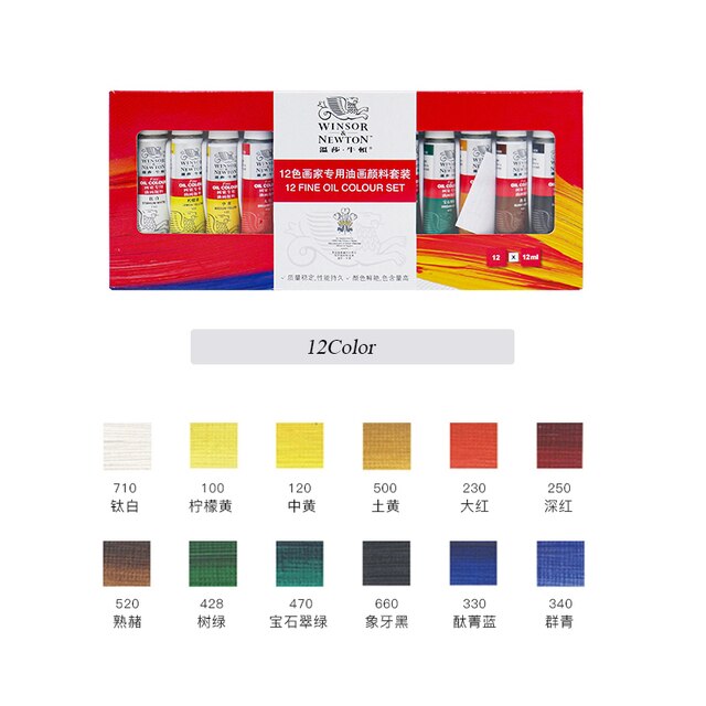 Winsor&Newton Oil Paint Set 12/18/24Color for ... – Grandado